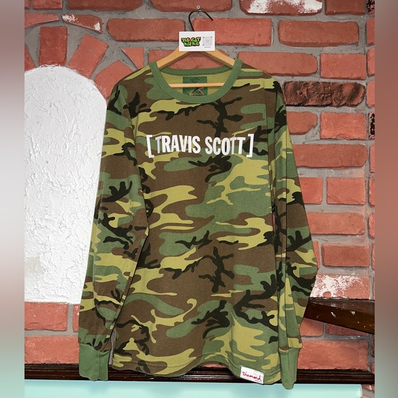 Diamond Supply Co. | Shirts | Diamond Supply Co Travis Scott Allover ...